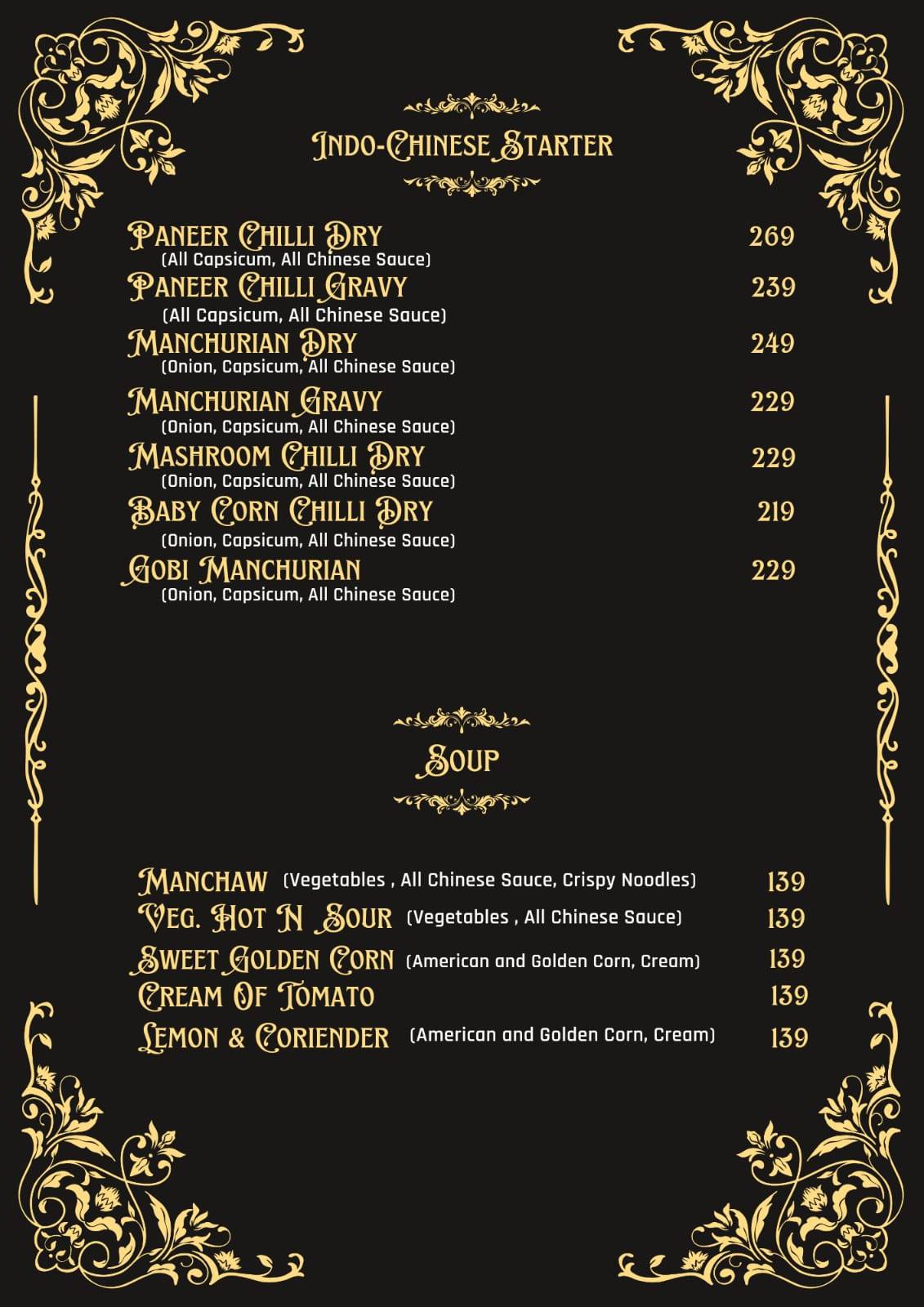 Menu at Tent Rooftop Restro & Cafe Candlelight Dinner, Celebration Cafe ...