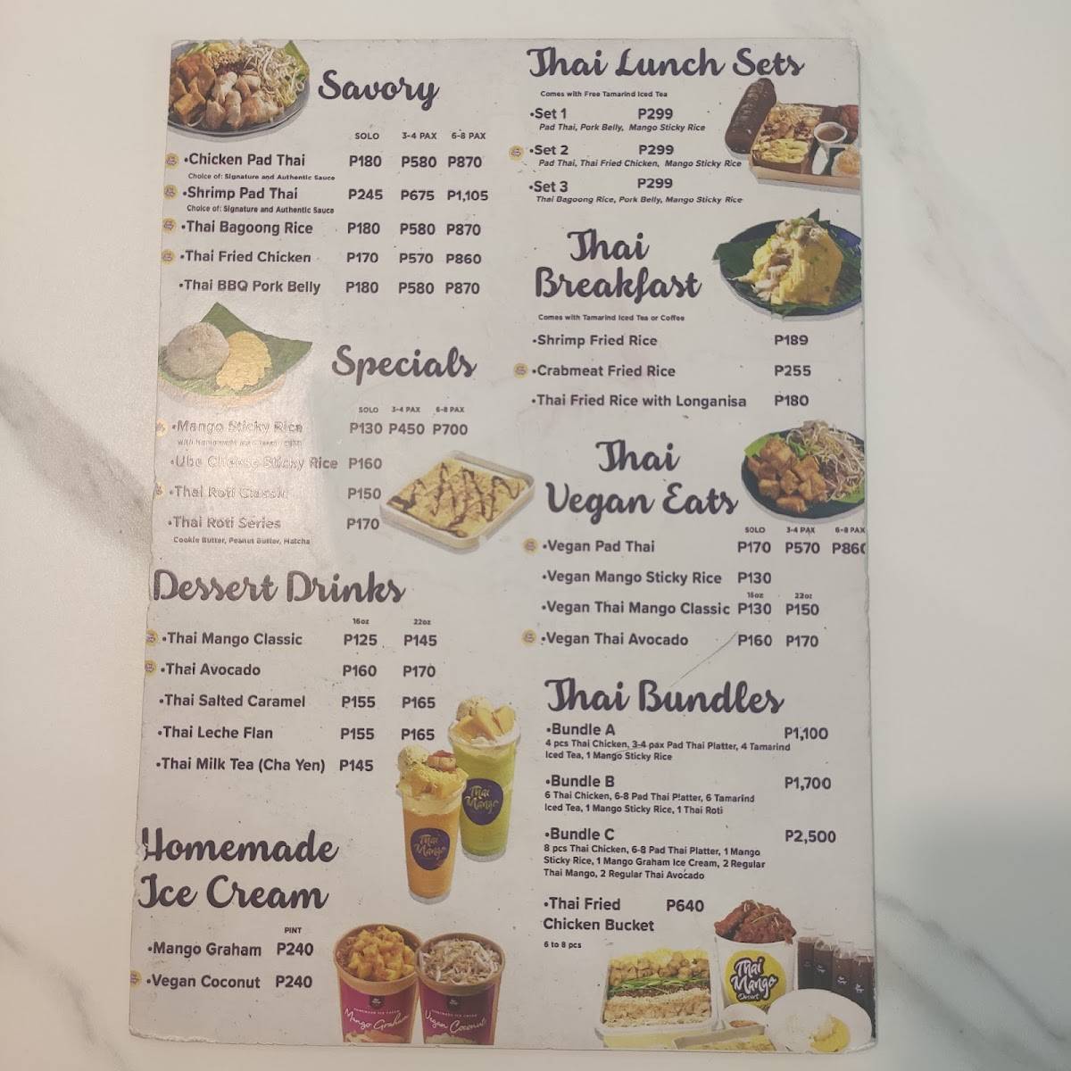 Menu at Thai Mango - BF Homes Parañaque restaurant, Parañaque