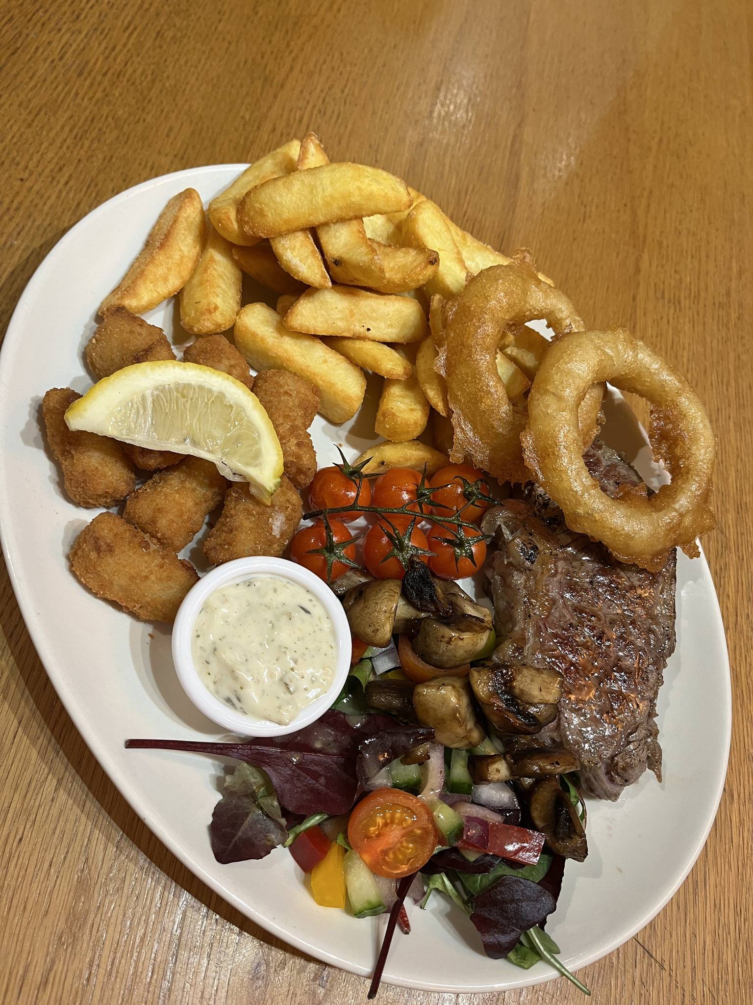 Menu at The Anchor Inn restaurant, Sutton Bridge