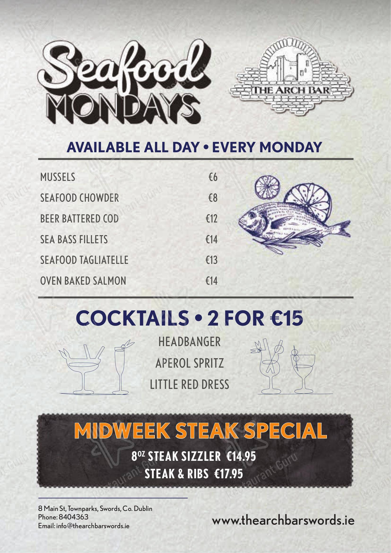 Carta de The Arch Bar, Swords
