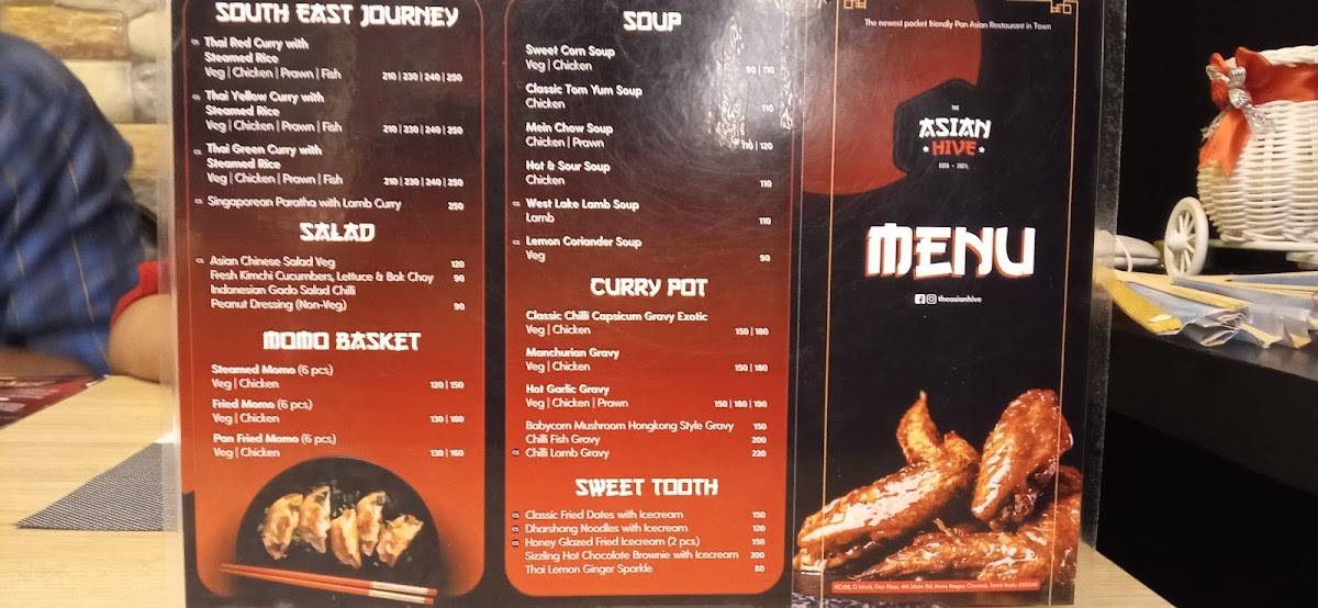 Menu at Asian Hive, Chennai, NO.88