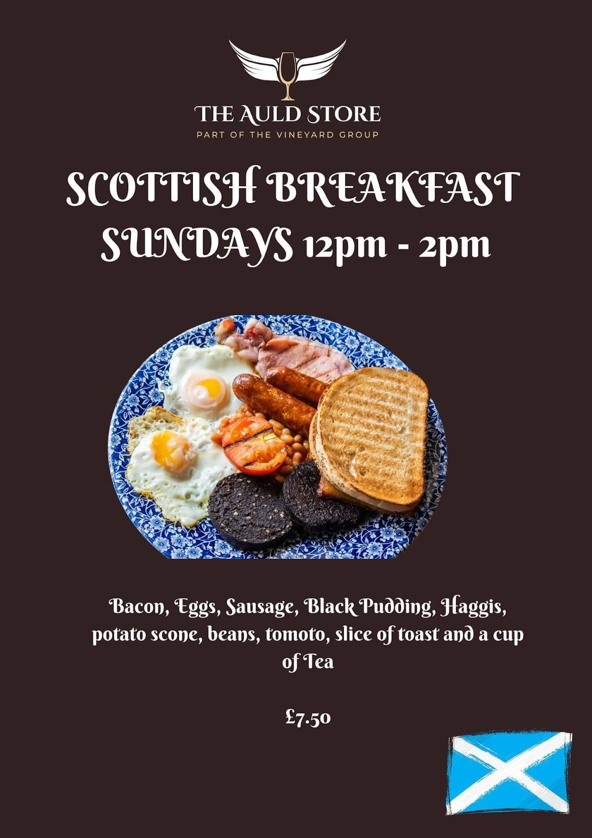 Menu at The Auld Store pub & bar, Carluke
