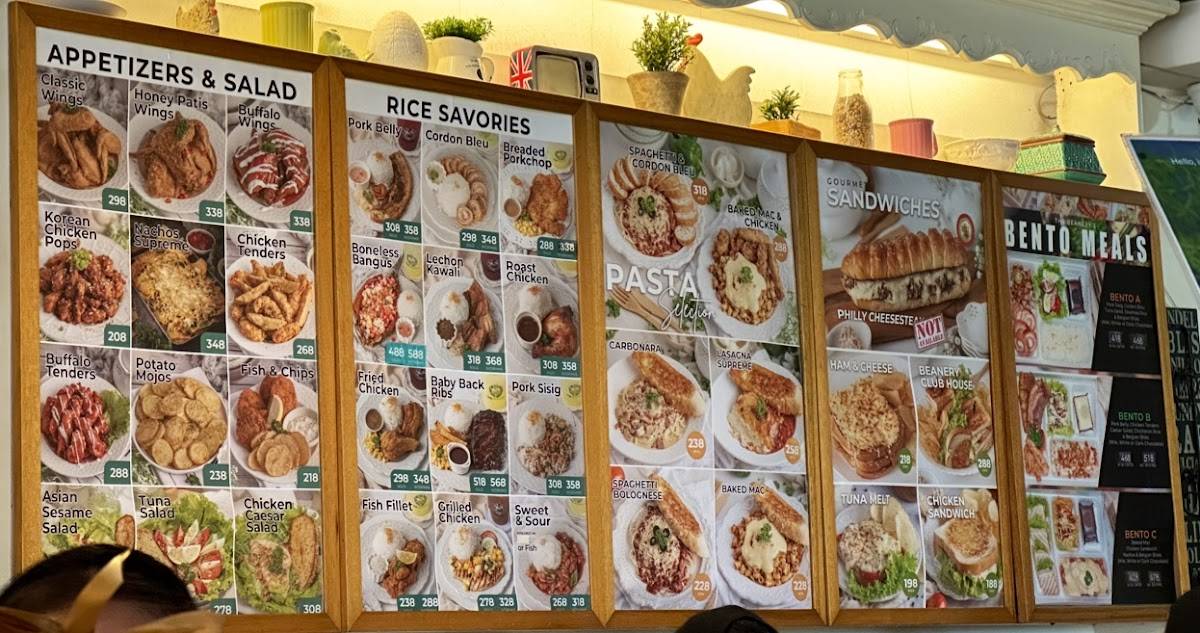 Menu at The Beanery Dinalupihan Bataan cafe, Dinalupihan, VF5C+JFQ