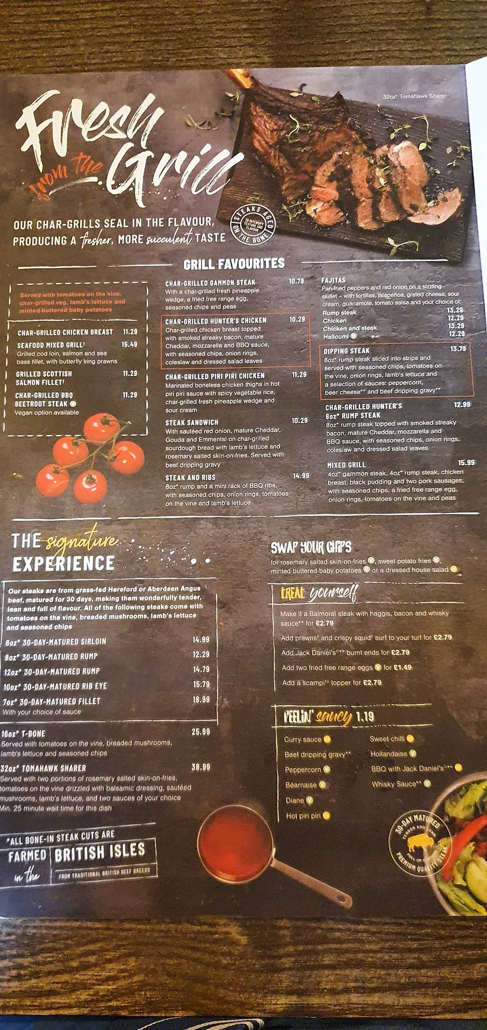 Menu at The Bell Tree Pub & Grill, Dundee