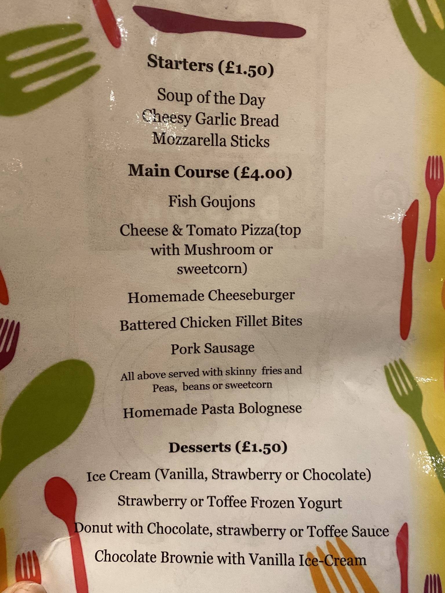 Menu at The Besom pub & bar, Coldstream