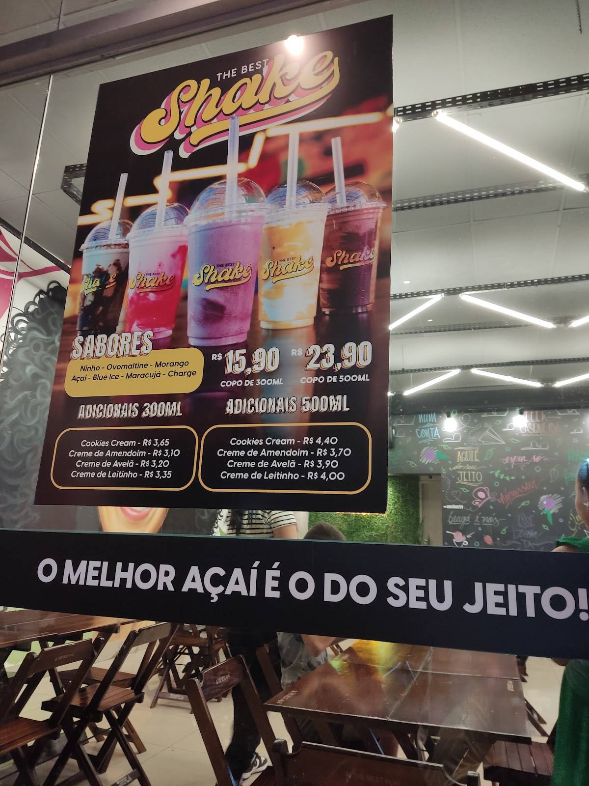 Menu at The Best Açaí - Santa Mônica, Belo Horizonte