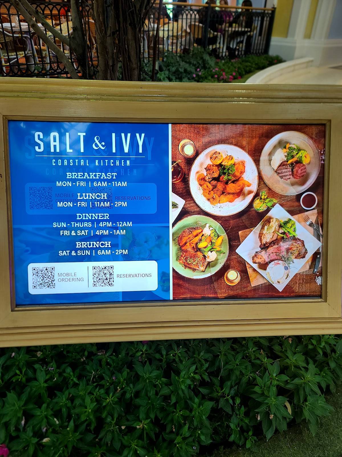 Menu at The Buffet at Beau Rivage restaurant, Biloxi