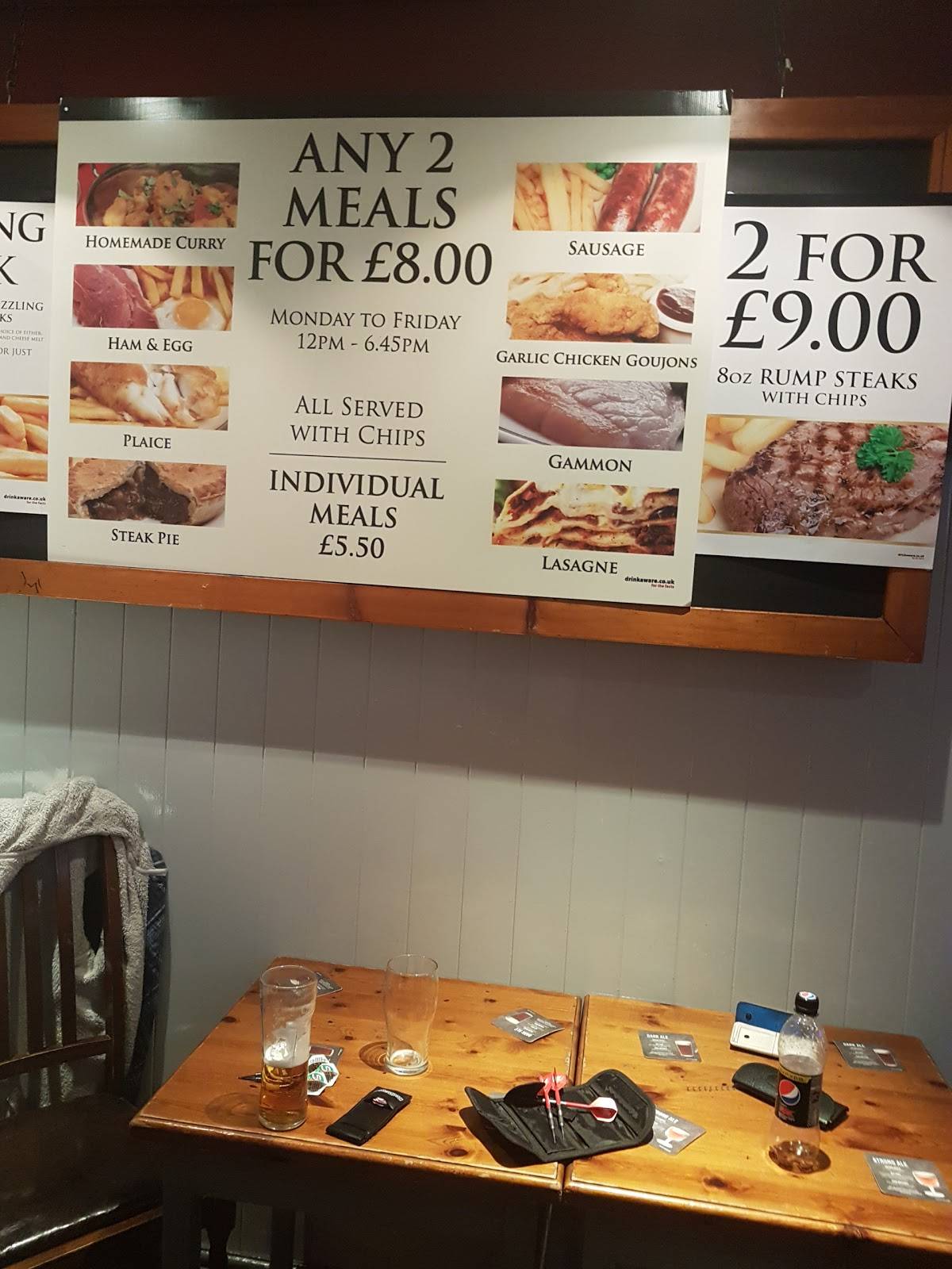 Menu at The Canton Cross Vaults pub & bar, Cardiff
