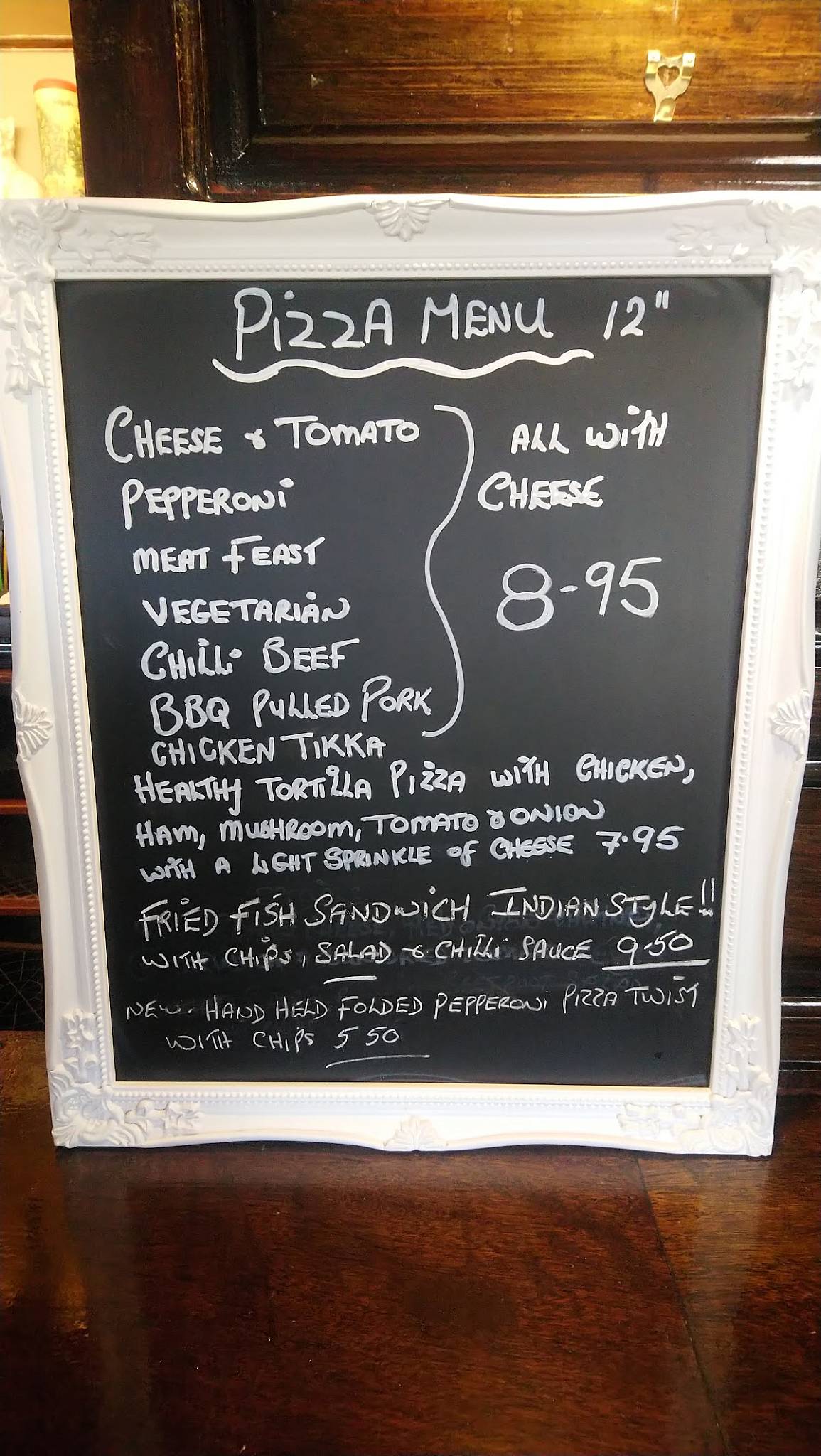 Menu at The Causeway Foot pub & bar, Halifax