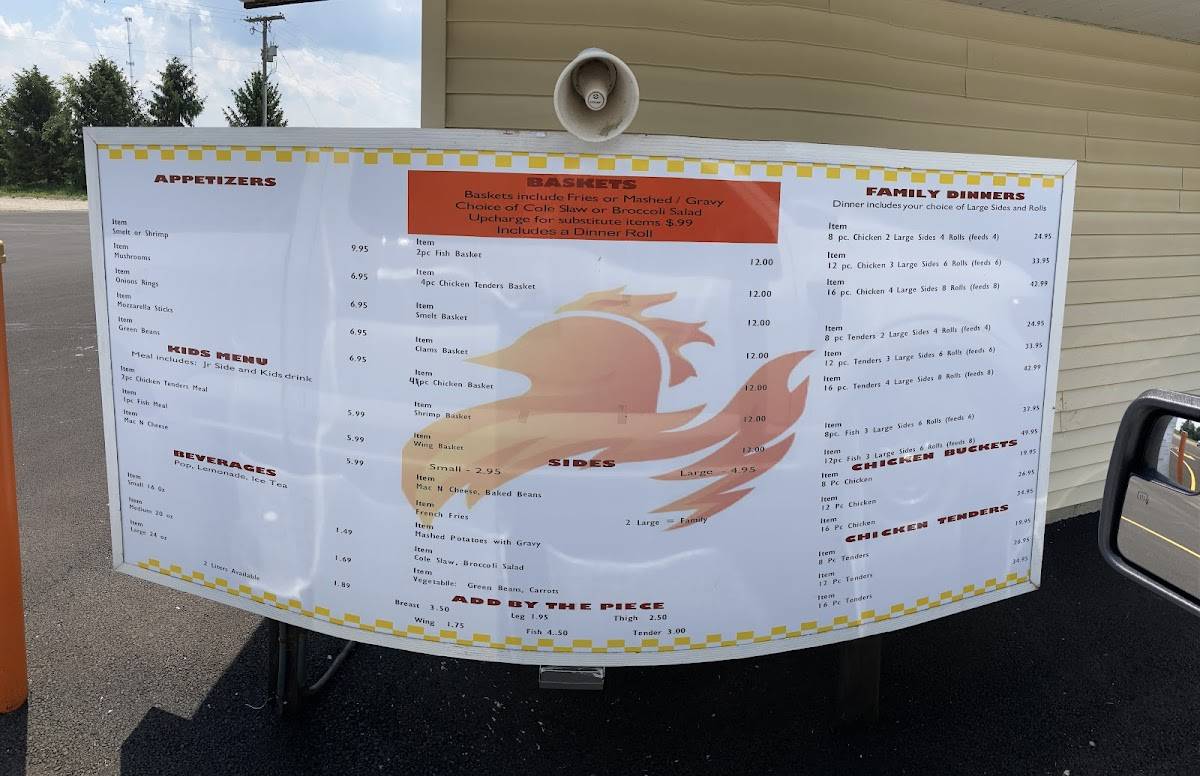 Menu at The Chicken Shack of Constantine restaurant, Constantine