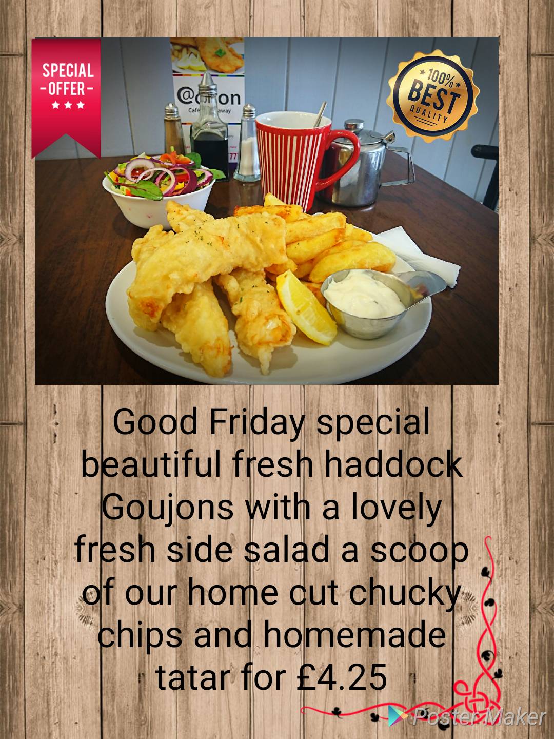 Menu at The Collon Cafe & Takeaway, Londonderry