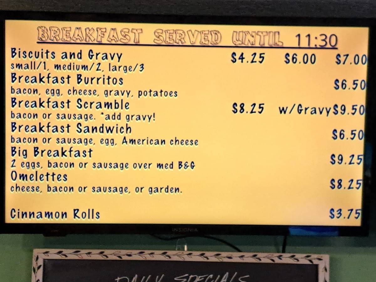 Menu at The Corner Kitchen and General Store BBQ, Kearney
