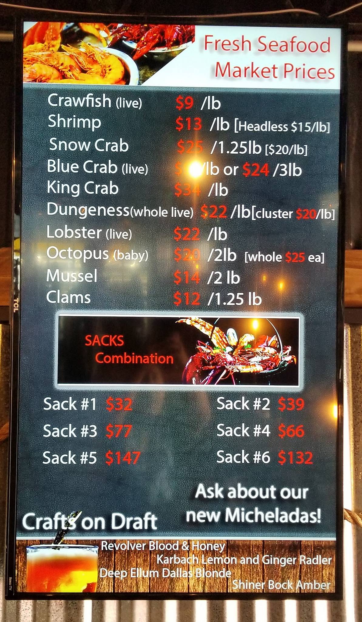 Menu at The Crab Station - Arlington restaurant, Arlington