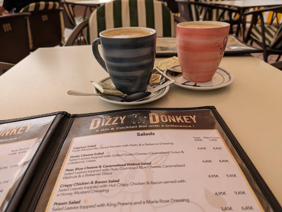 Menu at The Dizzy Donkey pub & bar, Benalmádena
