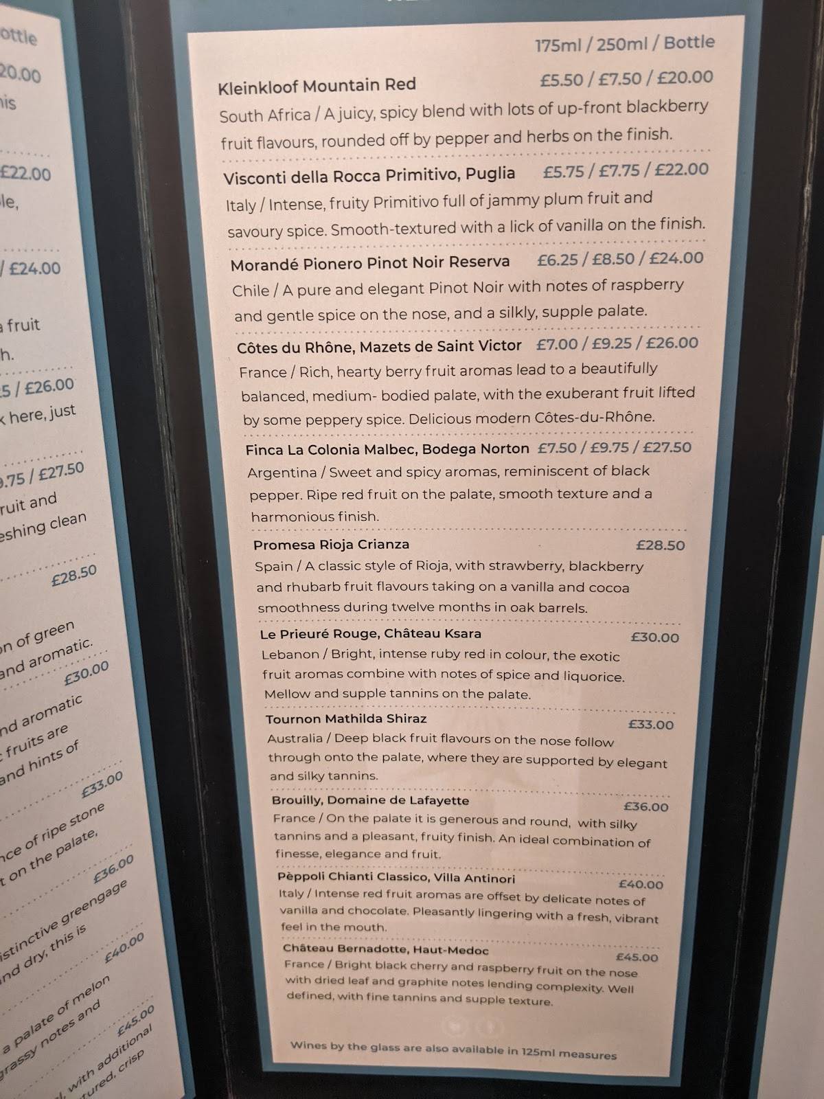 Menu at The Duke of Wellington pub & bar, Earley