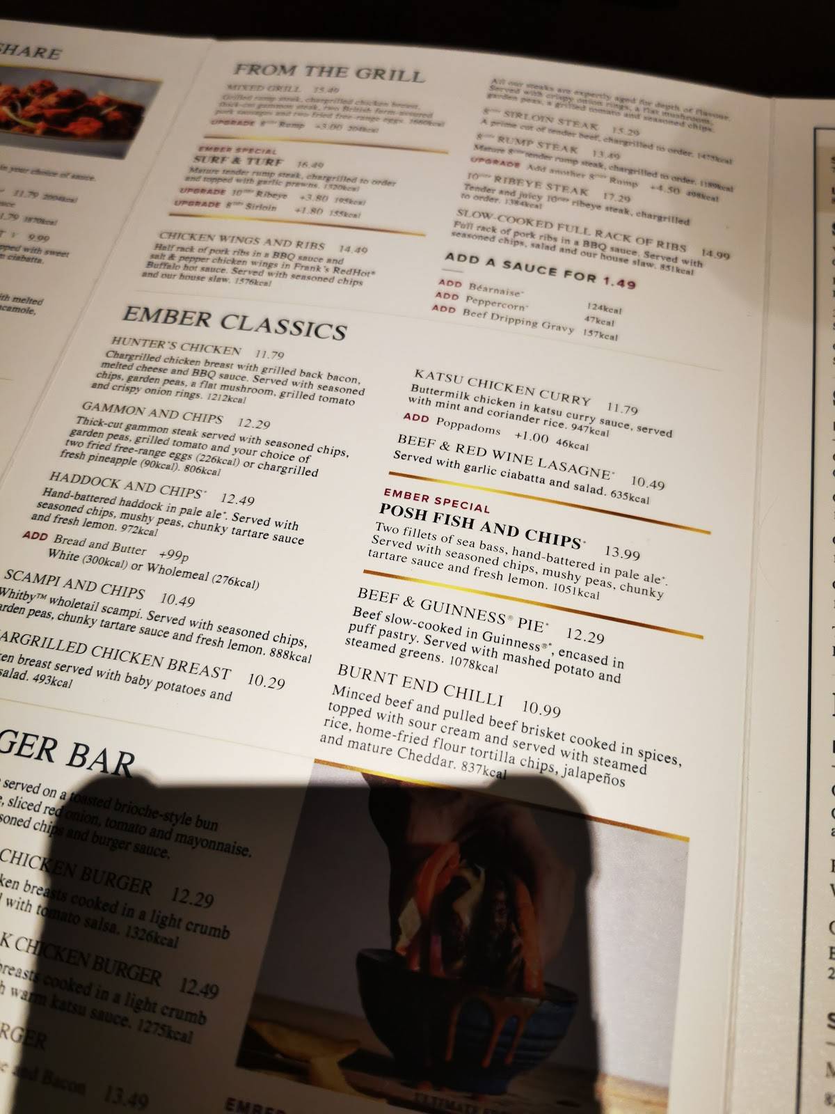 Menu at The Fieldhouse pub & bar, Solihull