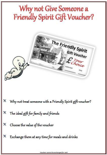 Menu at The Friendly Spirit pub & bar, Bridgwater