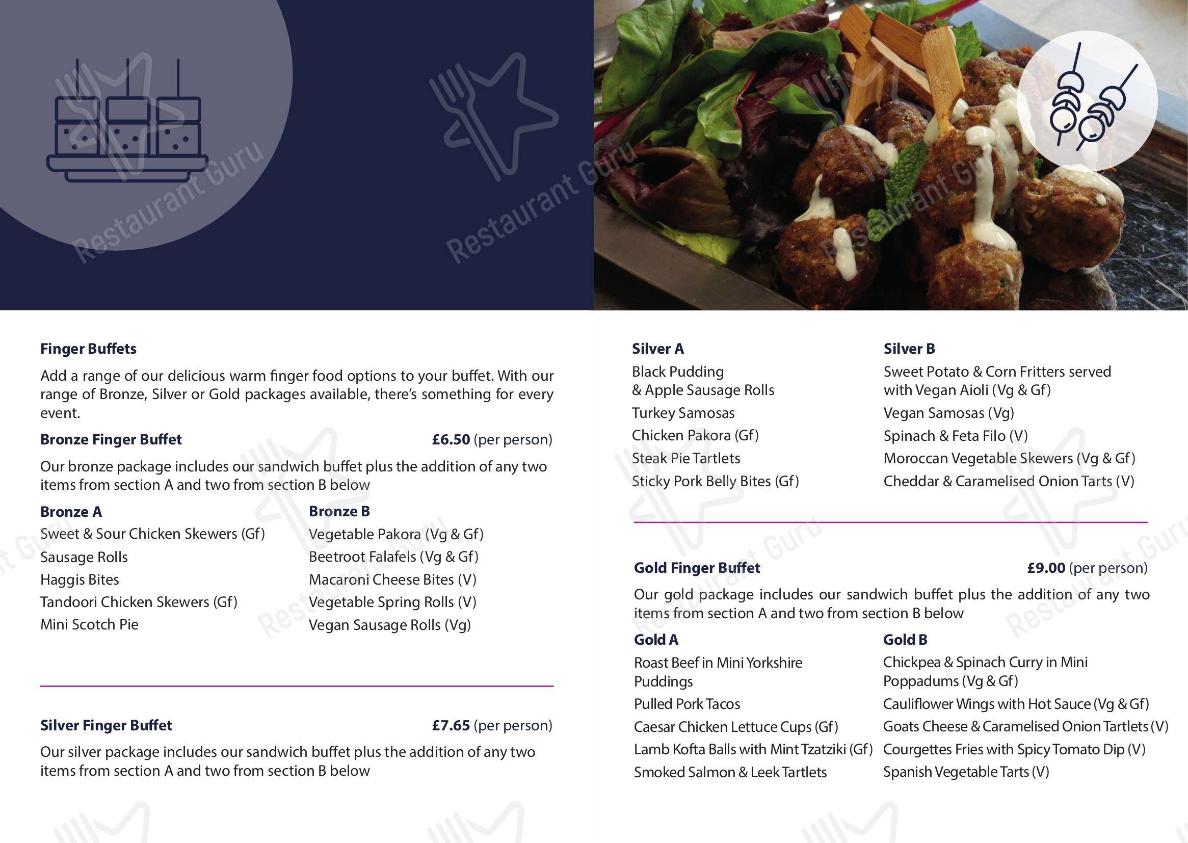 Menu at The Gallery Restaurant, Stirling