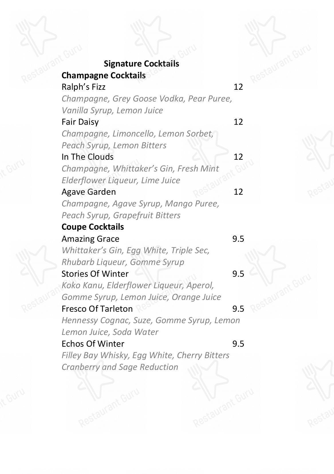 Menu at The General Tarleton pub & bar, Knaresborough