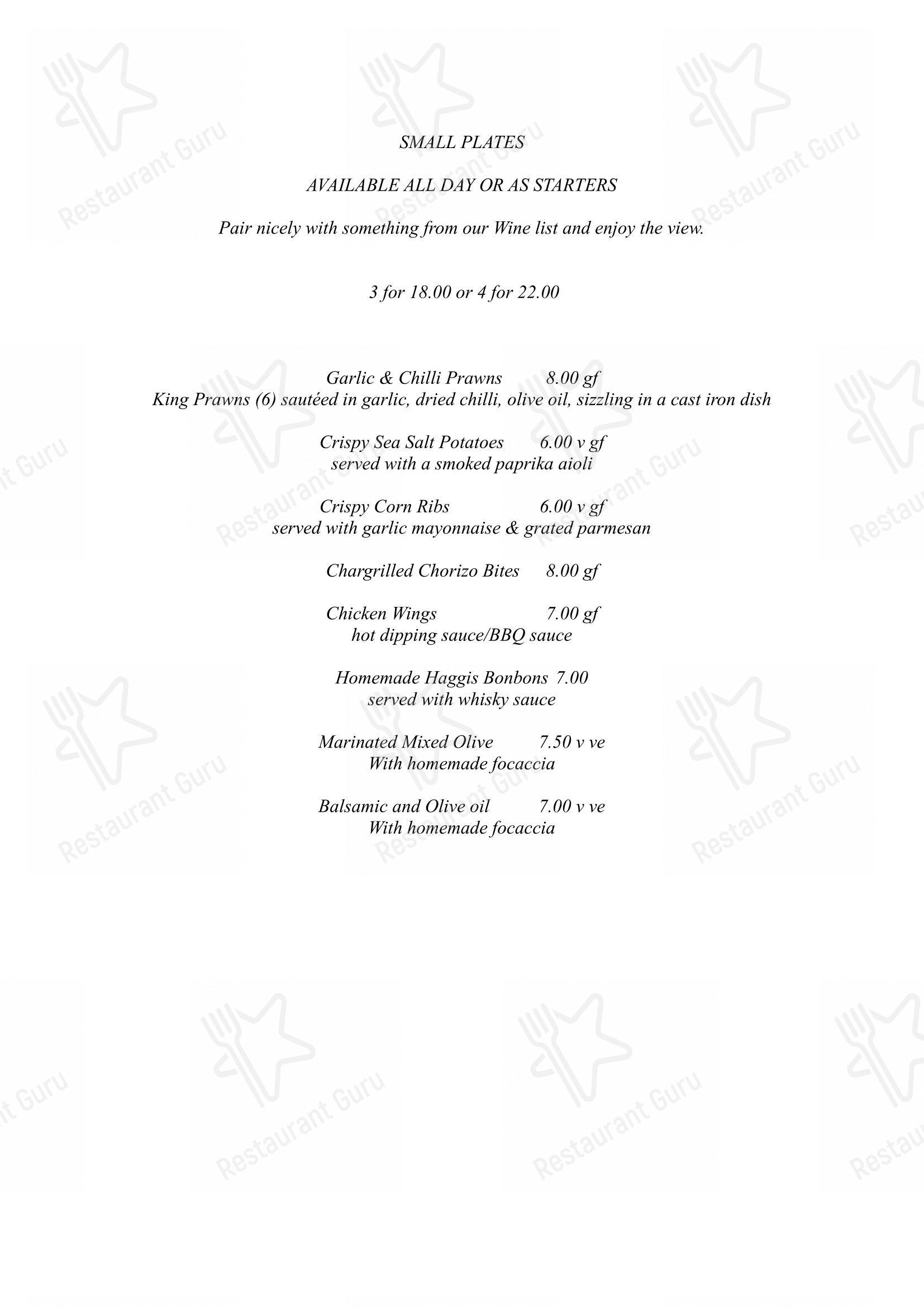 Menu at The Goil Inn Ltd pub & bar, Lochgoilhead
