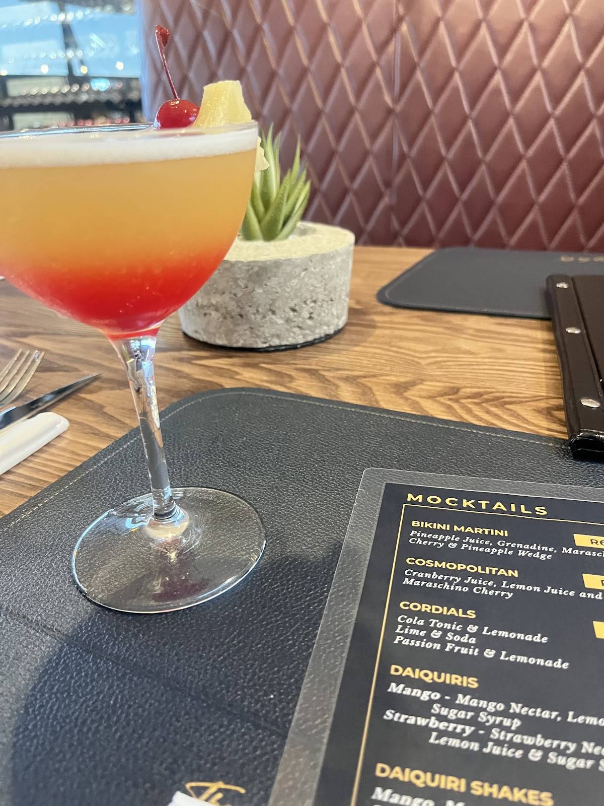 Menu at The Heights Restaurant & Bistro, Kimberley