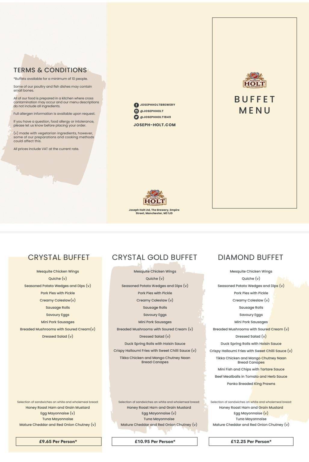 Menu at The Imperial pub & bar, Southport