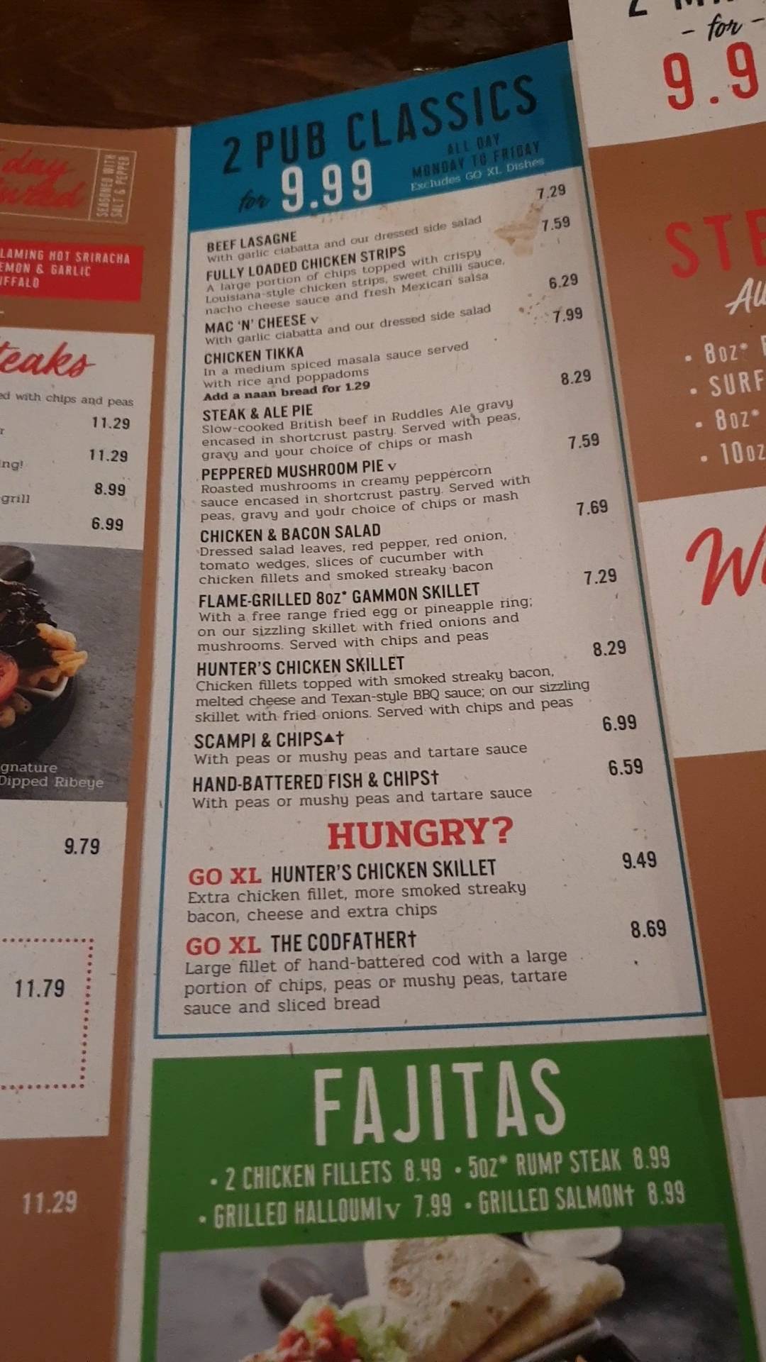 Menu at The Jolly Miller pub & bar, Liverpool, 176 Mill Ln