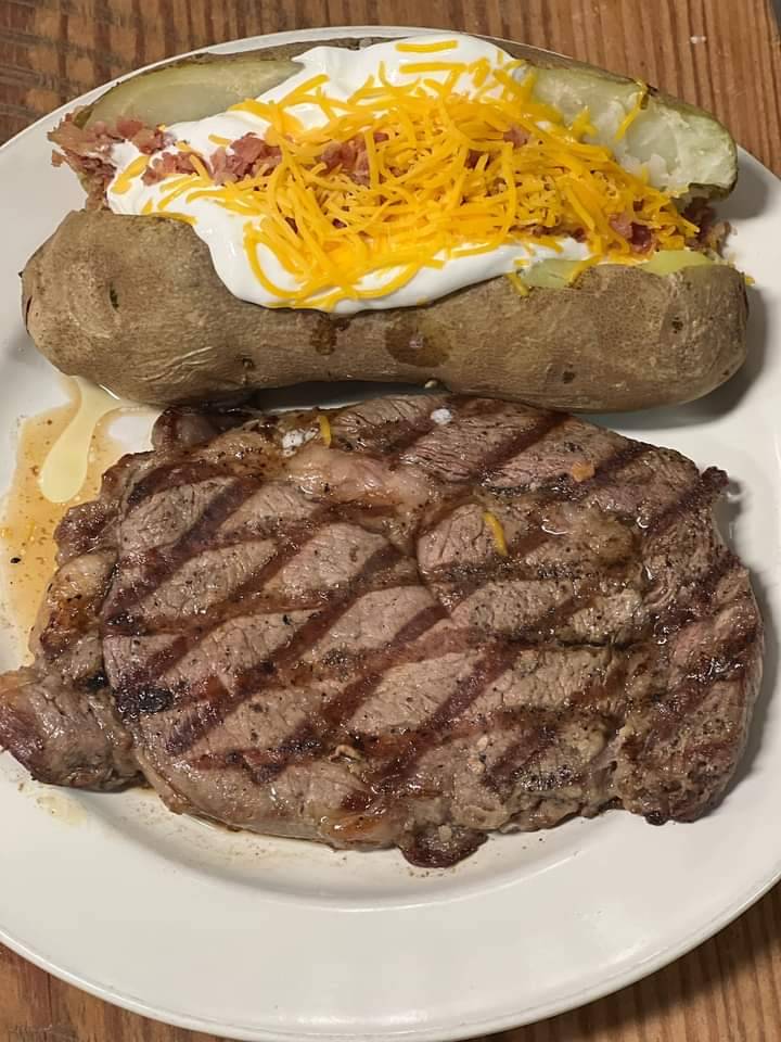 Menu at The Knightlight Theater steakhouse, Jefferson