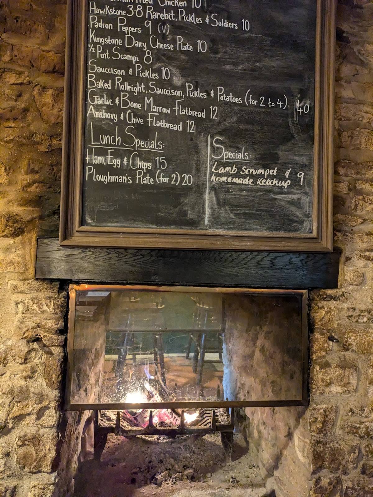 Menu at The Lamb Inn pub & bar, Shipton-under-Wychwood, High Street ...