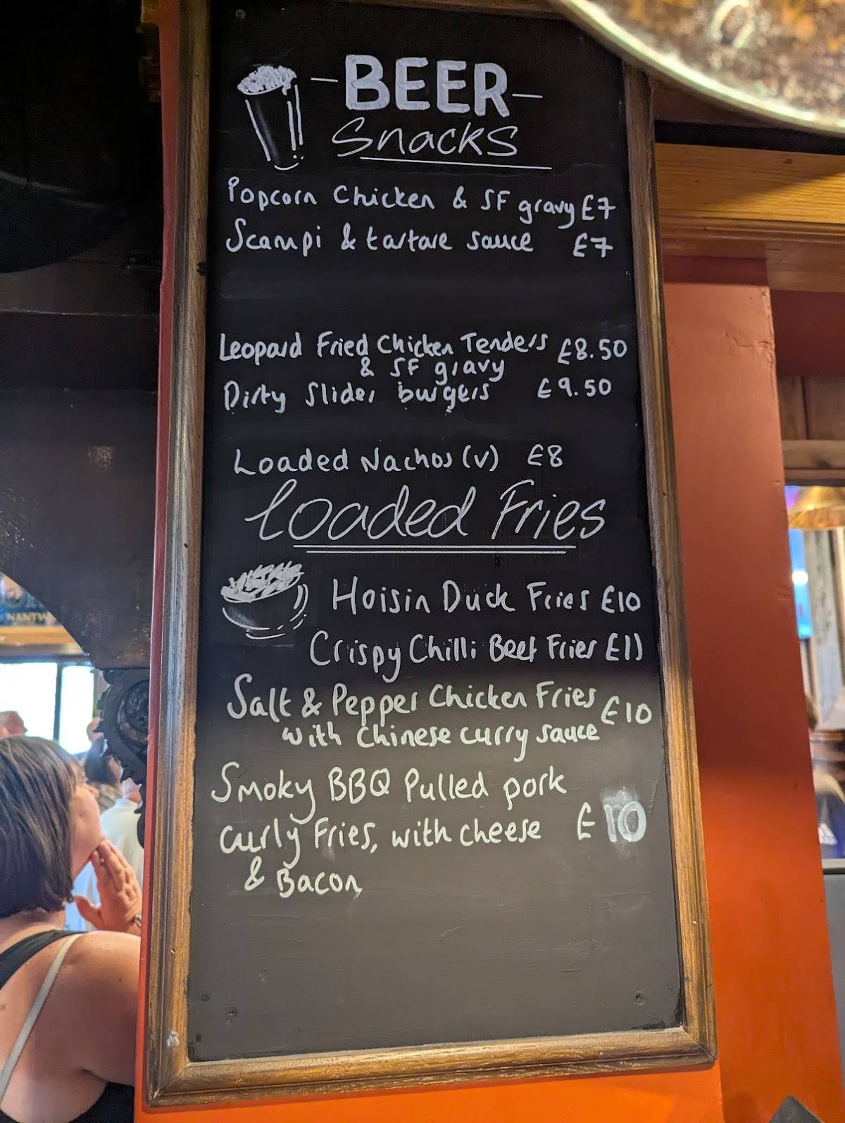 Menu at The Leopard pub & bar, Nantwich