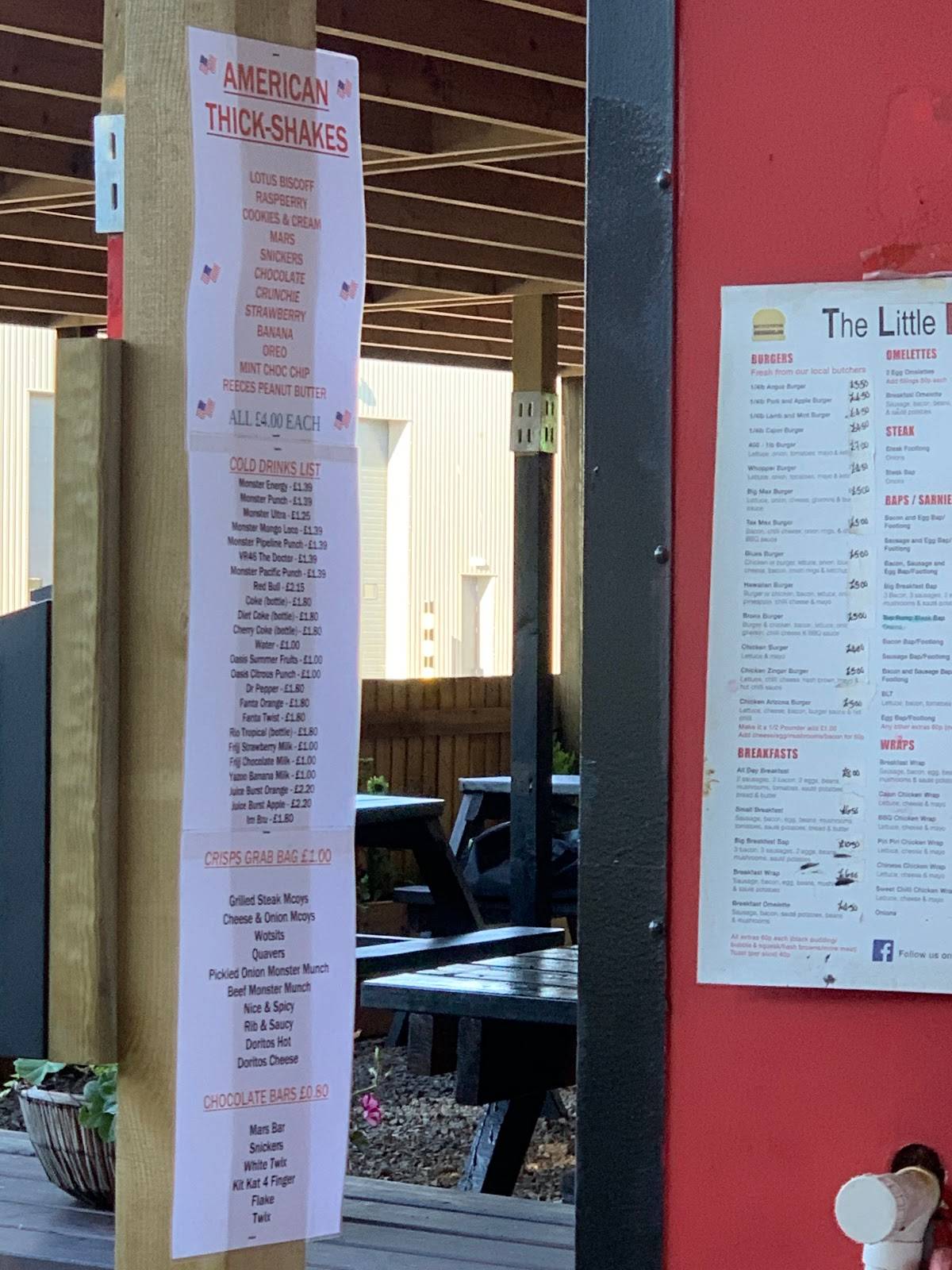 Menu at The Little Red Café cafe, Taunton