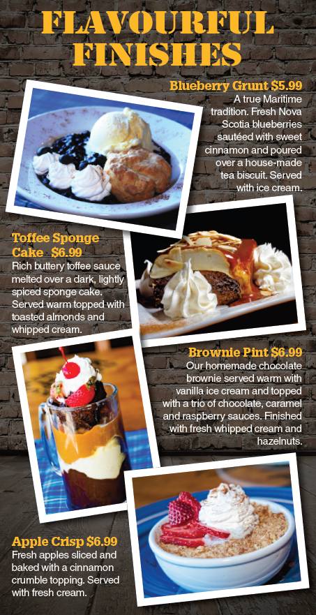 Menu at The Lower Deck pub & bar, Halifax
