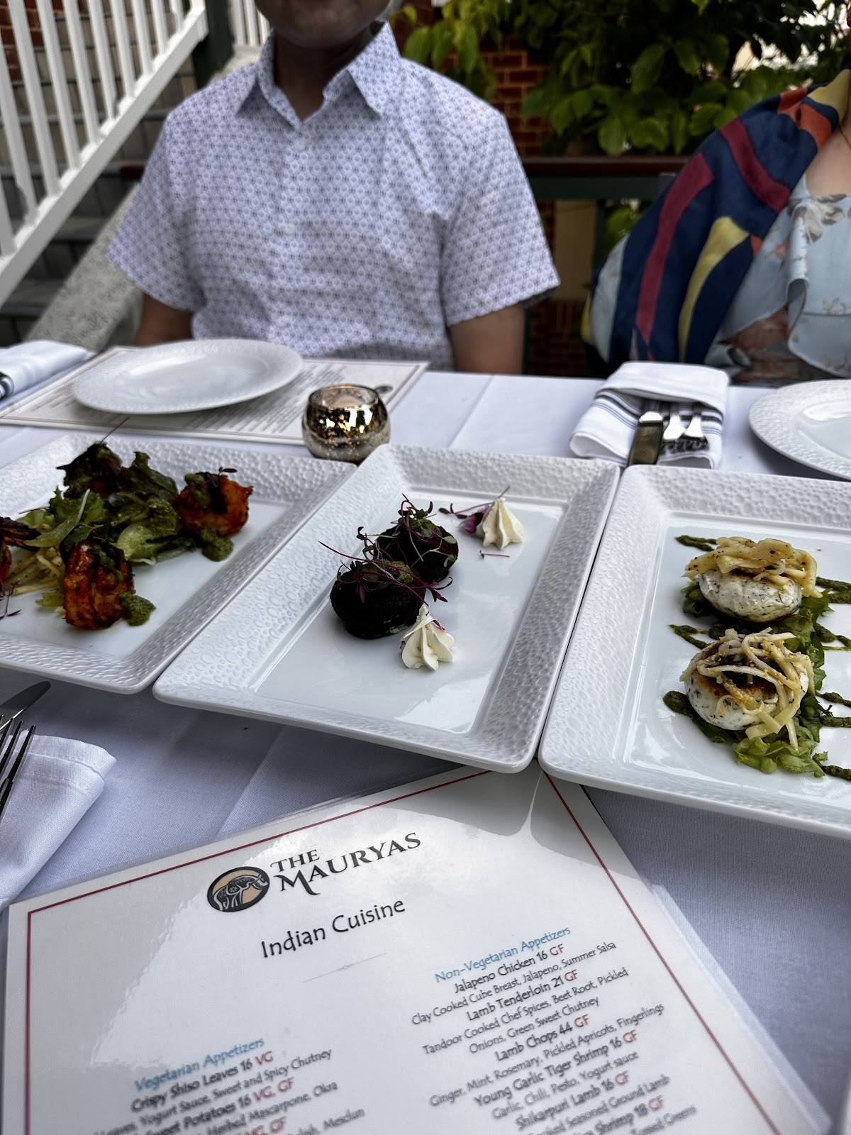 Menu at The Mauryas Bar & Lounge New American and elevated Indian ...