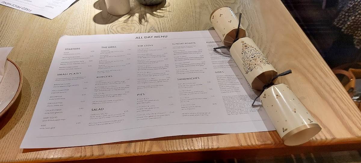 Menu at The Nuthall pub & bar, Nottingham, Nottingham Rd