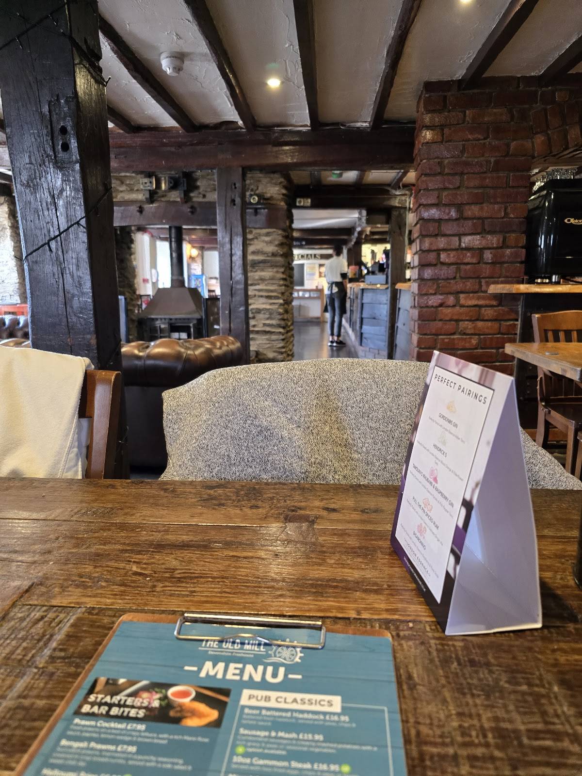 Menu at The Old Mill Pub, Woolacombe