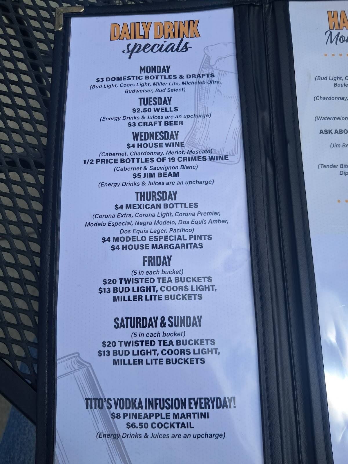 Menu at The Peanut restaurant, Olathe, S Mur-Len Rd