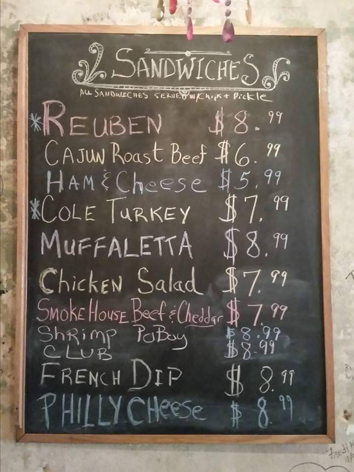 Menu at The Rabbit Hole pub & bar, Elba