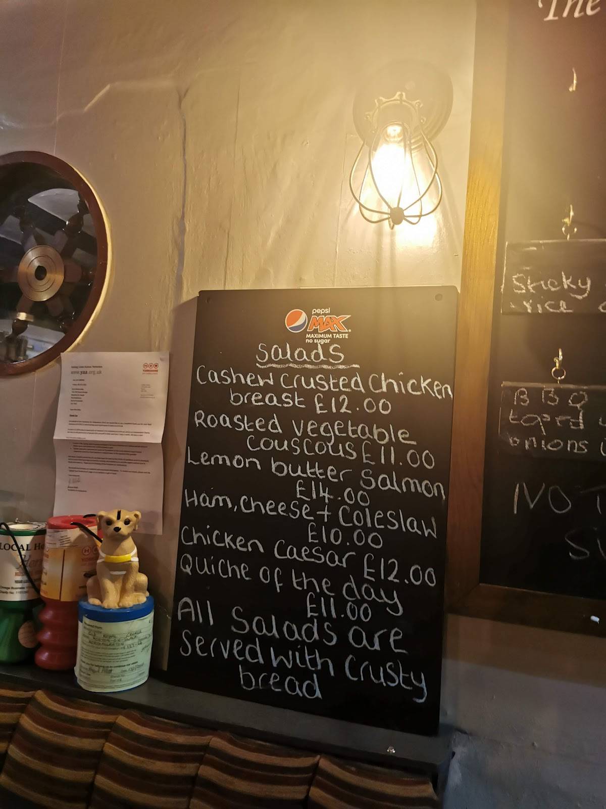 Menu at The Royal George pub & bar, England, Morton On Swale