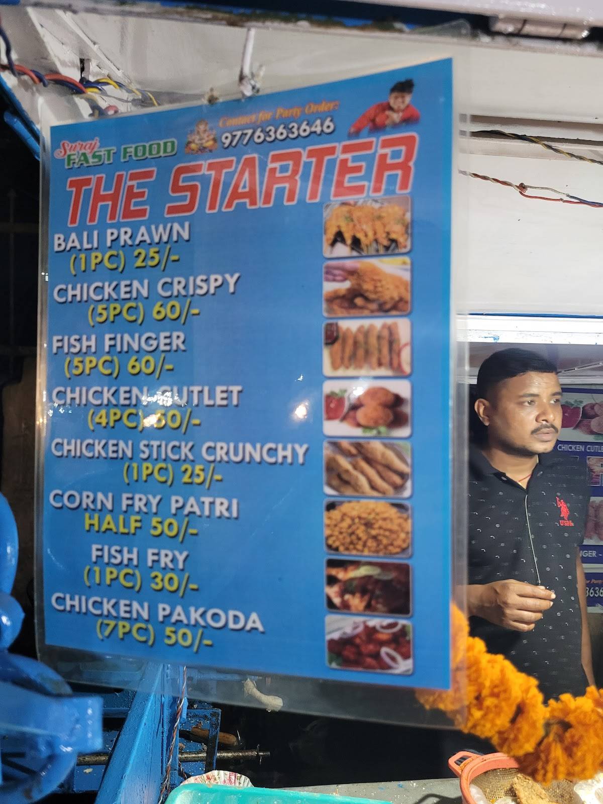 Menu at The STARTER, Bhubaneswar