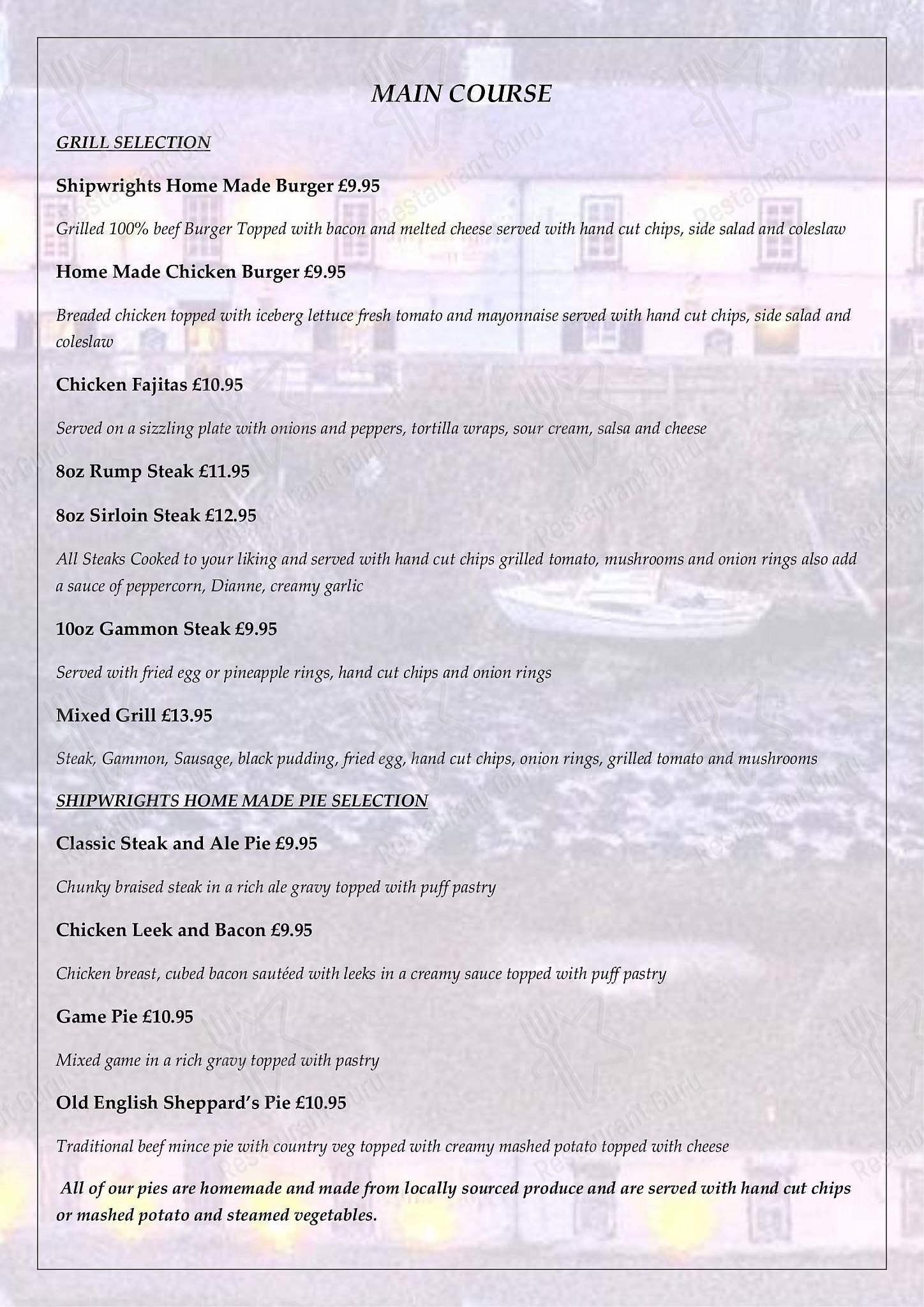 Menu at The Saltgrass pub & bar, Sunderland