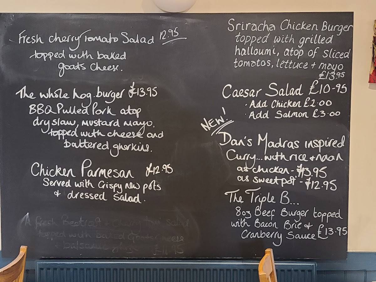 Menu at The Shannon pub & bar, Bucklesham, Main Rd