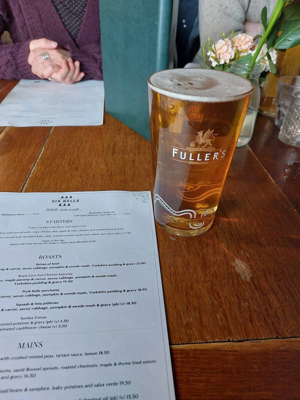 Menu at The Six Bells, Thame pub & bar, Thame