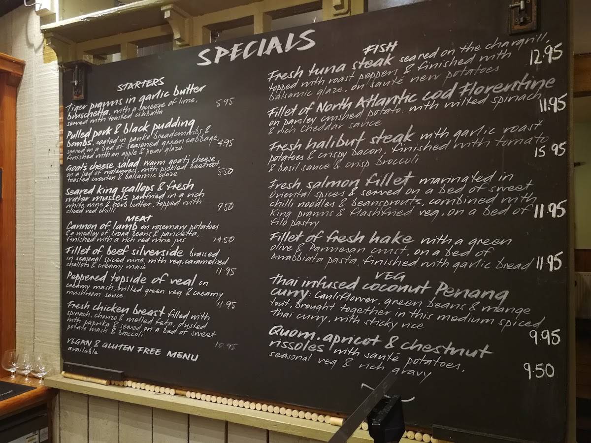 Menu at The Spring Hill pub & bar, Wolverhampton