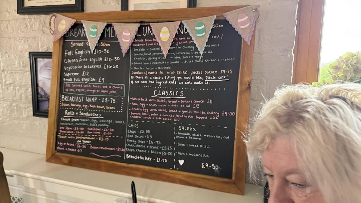 Menu at The Stables Cafe, Frampton on Severn