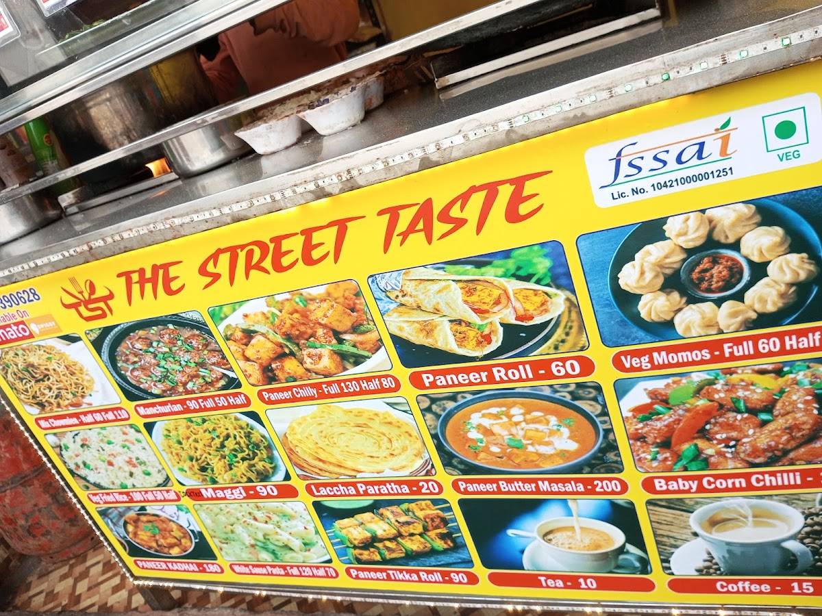 Menu at The Street Taste, Patna