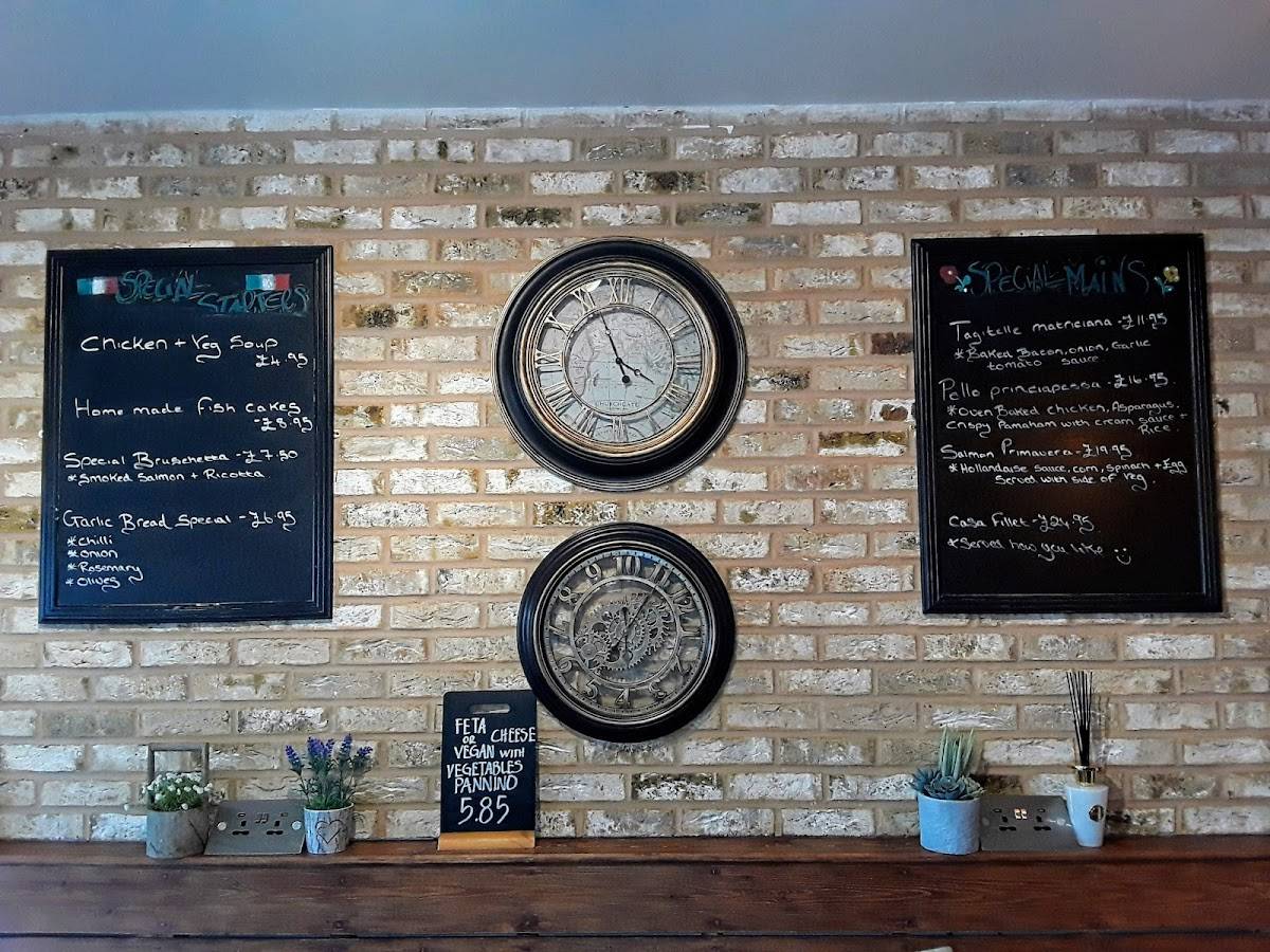 Menu at The Village Bistro Greenmount restaurant, Bury