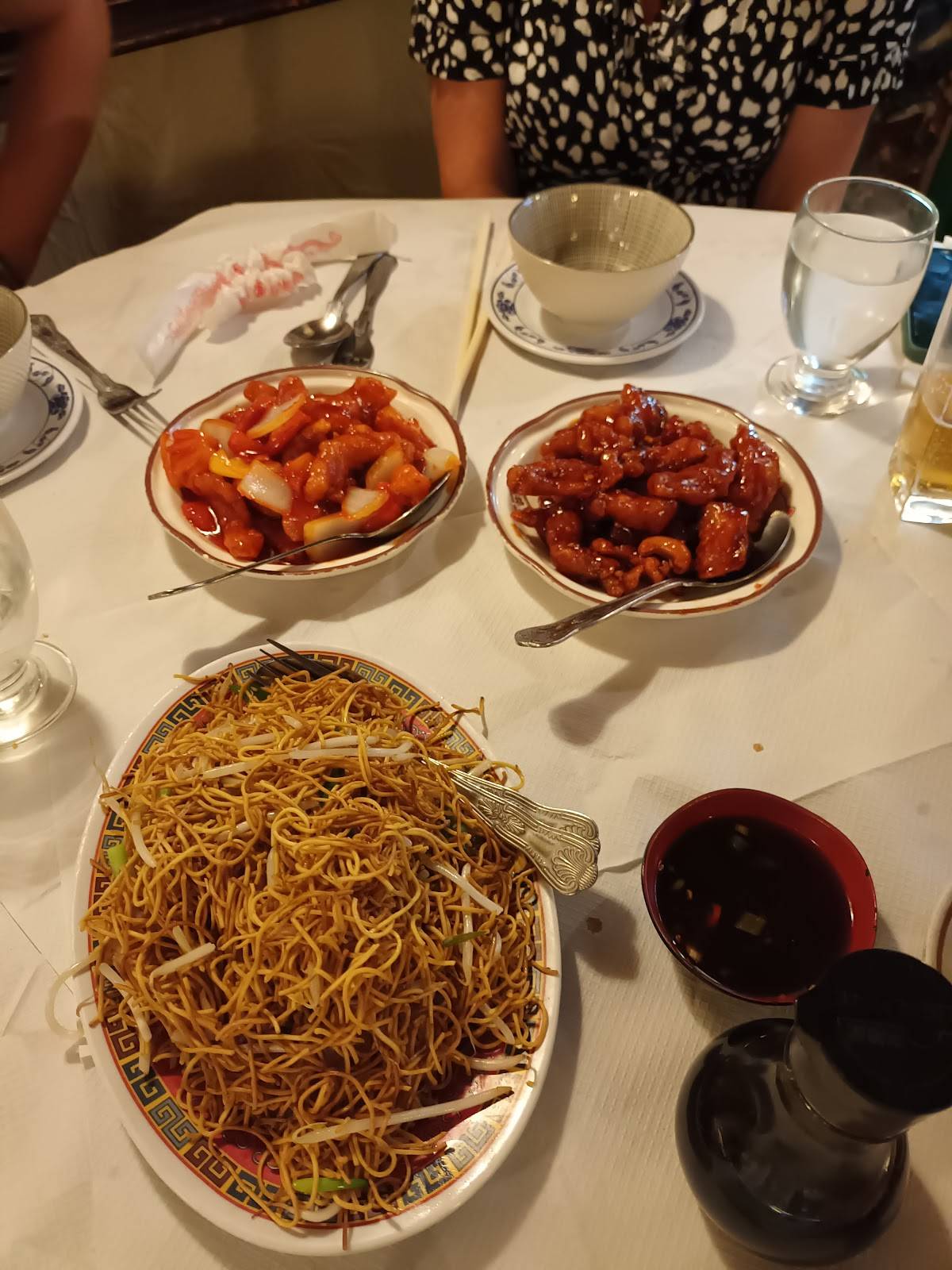 Menu at The Water Margin restaurant, Witney