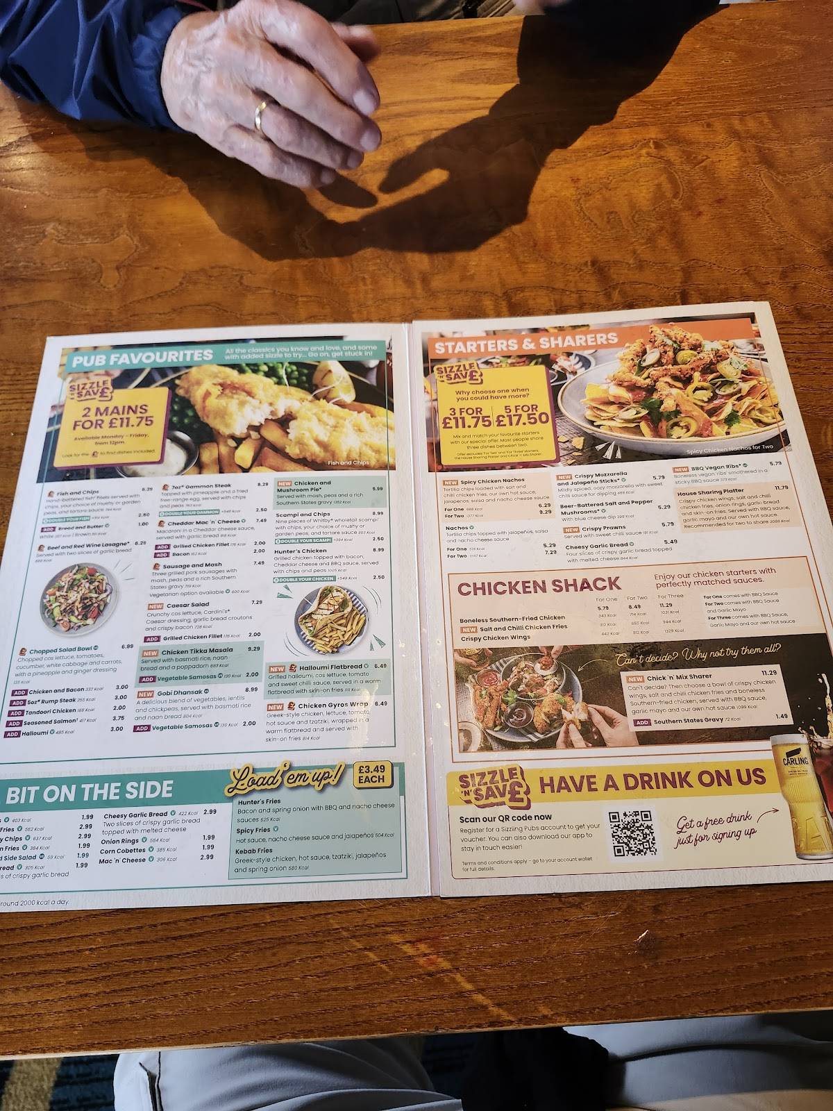 Menu at The Woodland pub & bar, Ellesmere Port, Chester Rd