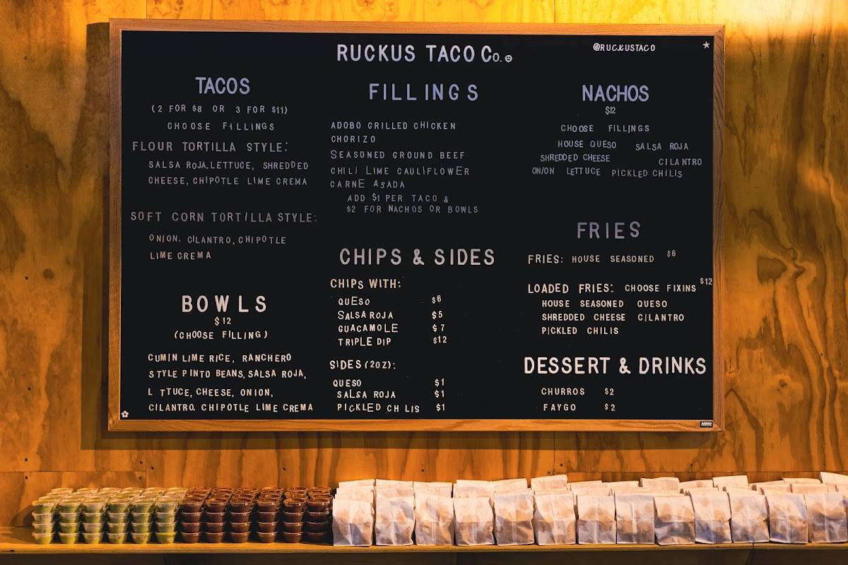Menu at The Yard at Corktown pub & bar, Detroit