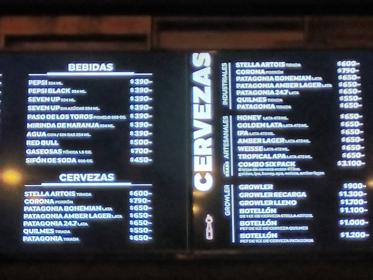 Carta de Tostado Café Club, Ramos Mejía